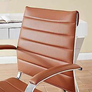 Modway Jive Office Chair, Mid Back, Terracotta