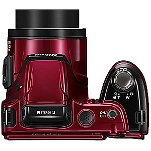 Nikon COOLPIX L810 16.1 MP 3.0-inch LCD Digital Camera - Red - (Renewed)