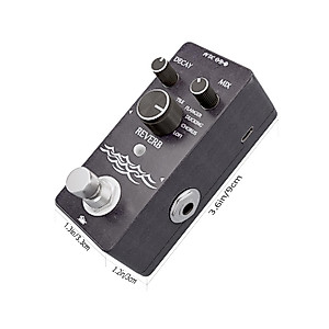 ISET Digital Reverb Guitar Pedal with 9 Modes Guitar Effect Pedal for Electric Guitar Bass True Bypass