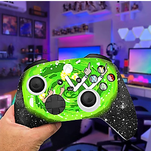 HK Studio Magic Portal Decal Sticker Skin to Cover X-Box Series X with No Bubble, Waterproof, Full Protection - Including 2 Controller Skins and Console Skin