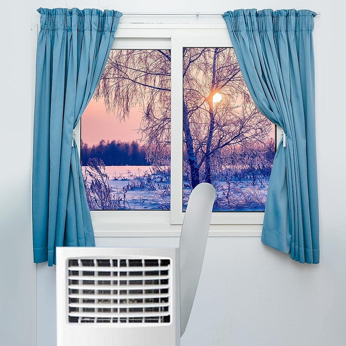 Moanyt Portable Air Conditioner Hose Cover Wrap Insulated Ac Hose Sleeve Cover Air Conditioning Accessories Universal Fit Both 5 inch and 5.9 inch Diameter Exhaust Duct Vent