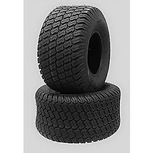 2 NEW HORSESHOE 16x6.50-8 Turf Trac Pattern for Garden Tractor Ridding Lawn Mower Tires Tubeless 16 650 8 T198 166508