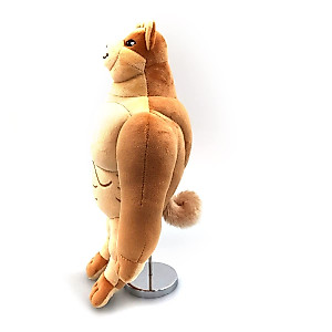 Youtooz Swole Doge Plushie, 12" Buff Doge Plush, Cute Plush Toys Meme Collection Based on Famous Internet Memes