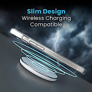 Speck Clear iPhone 14 & iPhone 13 Case - Drop Protection, Scratch Resistant & Anti-Yellowing Dual Layer Case for iPhone 14 & iPhone 13 Case for 6.1 inch Model - GemShell