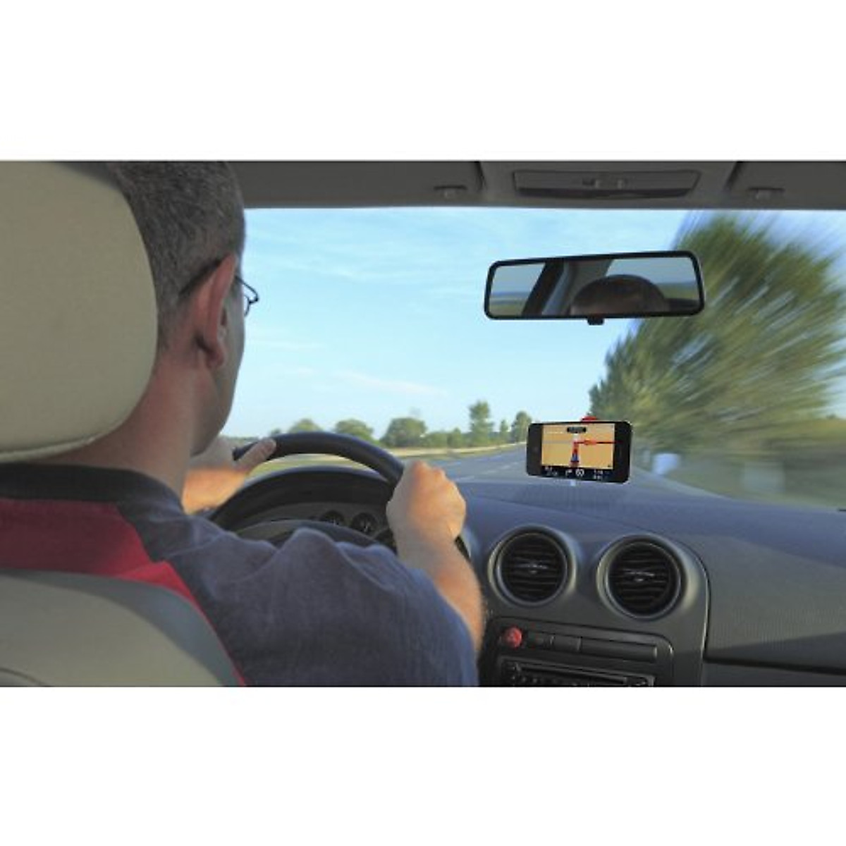 STKR Concepts Simple Sucker - Flexible Smartphone Mount - Red