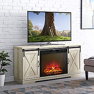 COSTWAY 26-Inch Electric Fireplace Inserts, 750W/1500W Wall Recessed and Freestanding Fireplace with Remote Control, 2 Flame Colors, 4 Brightness Settings, 5H Timer, Fireplace Heater for Indoor Use