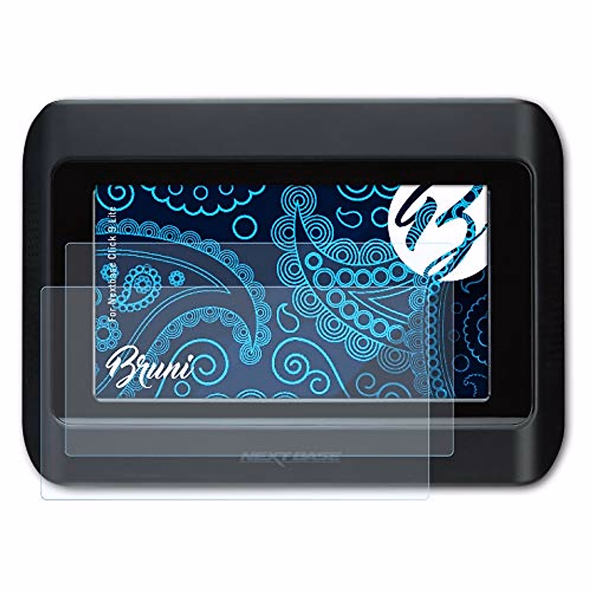 Bruni Screen Protector compatible with Nextbase Click 9 Lite Protector Film, crystal clear Protective Film (2X)