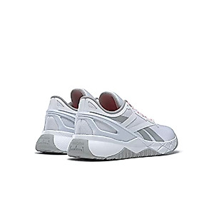 Reebok Women's Nanoflex TR Cross Trainer, White/Pure Grey/Orange Flare, 10.5