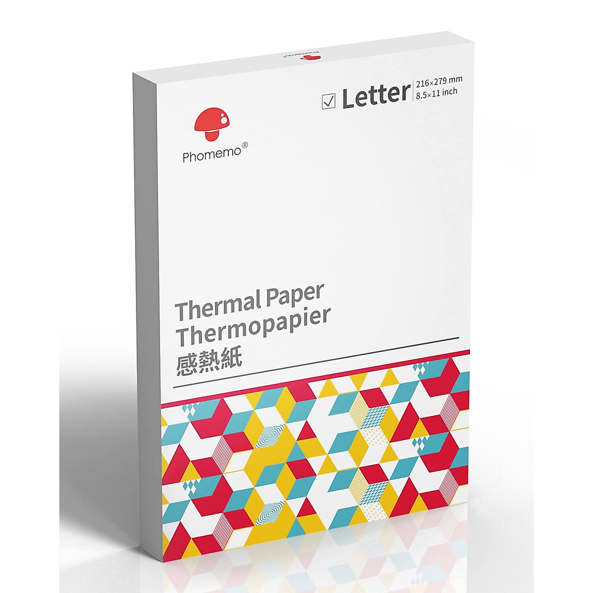 Phomemo Portable Printer - Portable Printer Wireless for Travel Compatible with iOS and Android & Laptop, Mini Bluetooth Mobile Printer, Thermal Printer with 1 Case & 200 Sheets Thermal Papers