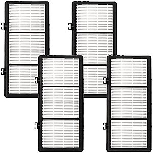 Fette Filter- AER1 Filter D Air Purifier Filters Compatible with Holmes AER1 HAPF300/HAPF30 (D Filter) and Bionaire BAP536/BAP516, Compare to parts HAPF300AH-U4R, HAP242-NUC (Pack of 4)