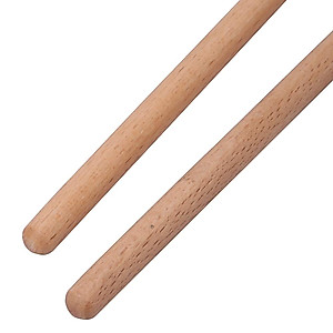 Jacksking Drum Mallets Sticks 2Pcs Mallet Percussion Drum Mallet Hammer White Felt Timpani Snare Drum Musical Instrument Accessories