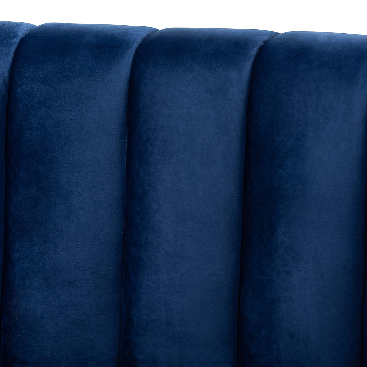 Baxton Studio Sofas, Royal Blue/Gold