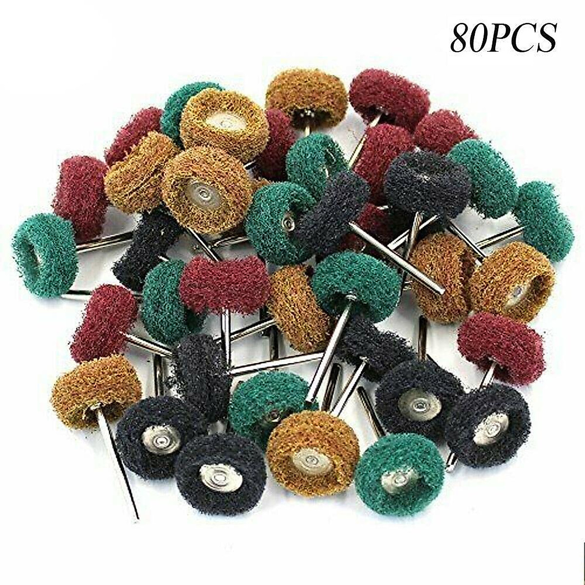 80PCS Grinding Polishing Shank Craft Bits Accessories Kit For Dremel Rotary Tool