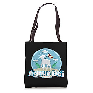 Agnus Dei Lamb God Traditional Latin Mass Catholic Kids Tote Bag