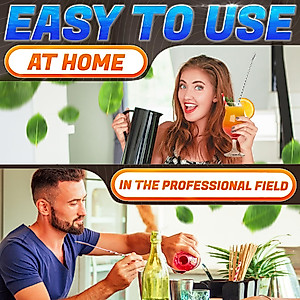 4Pcs Bar Spoon Cocktail Mixing Spoon - 12" Drink Mixer Metal Spoons Cocktail Stirrers Long Spoons for Stirring Spoons Set Cocktail Spoon Long Handle - Christmas Cocktail Mixers Long Spoon Bar Spoons