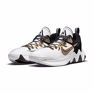 Nike Men's Giannis Immortality White/Metallic Gold-Black (CZ4099 100) - 11