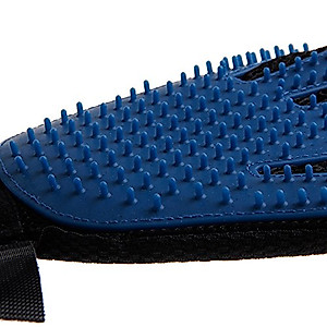 Efferre Field True Touch Deshedding Brush Glove Pet Dog Cat Gentle Efficient Massage Grooming