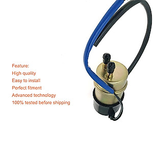 Electric Fuel Pump Fits Kawasaki Mule 1000 2500 2510 2520 3000 3010 3010 4X4 3020 Replace 49040-1055 KAF620