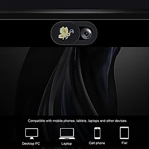 SOLUSTRE Computers Laptops 4pcs Peeping for Blocking Covers Mobile Tablet Web Slider Camera Anti Privacy Webcam Slide Cover Your Slide, Phone Laptop Cute Pattern Computer Decoration Computer Camera