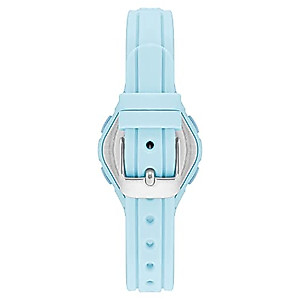 Armitron Sport Women's Digital Chronograph Light Blue Silicone Strap Watch, 45/7142