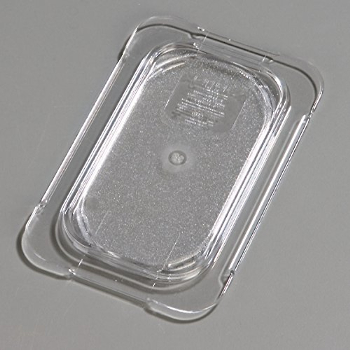 Carlisle FoodService Products Storplus 1/9 Size Universal Flat Food Pan Lid for Catering, Buffets, Restaurants, Polycarbonate, Clear