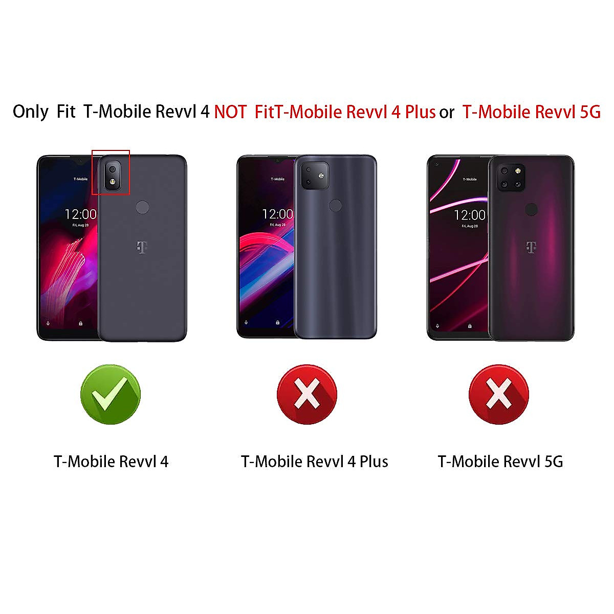 LEEGU for T-Mobile Revvl 4 Case 6.22 inch, Shock Absorption Dual Layer Heavy Duty Protective Silicone Plastic Cover Rugged Phone Cases for TMobile Revvl 4 - Don't Touch My Phone