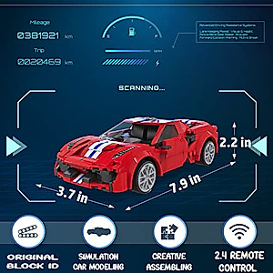 WISEPLAY STEM Toys for 7-10 Year Old Boys & Girls - 306pcs RC Car Building Block Set - STEM Building Toys for Boys & Girls Ages 6 8 12 - Great Remote Control Car Birthday Gift for Kid