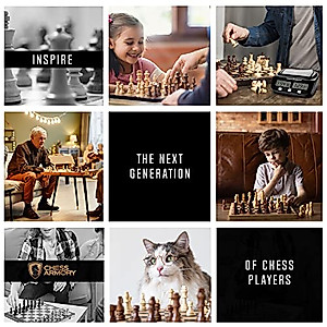 Chess Armory Premium Checkers and Chess Set - Wooden Board Game with a Portable Wood Case and Secure Storage for Pieces, Set for Kids and Adults (Sapele Wood)