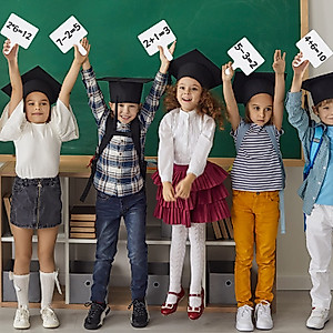 Sherr Dry Erase Answer Paddle Double Side Small White Boards Fan Blanks Auction Paddles Handheld Whiteboard for Classroom Students Kids Bidding Voting Scoring Activities(80 Pcs)