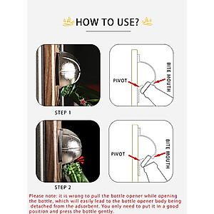 Wall-mounted magnetic bottle opener, wooden, Bottle cap catcher，Ideal Gift for Men and Beer Lovers