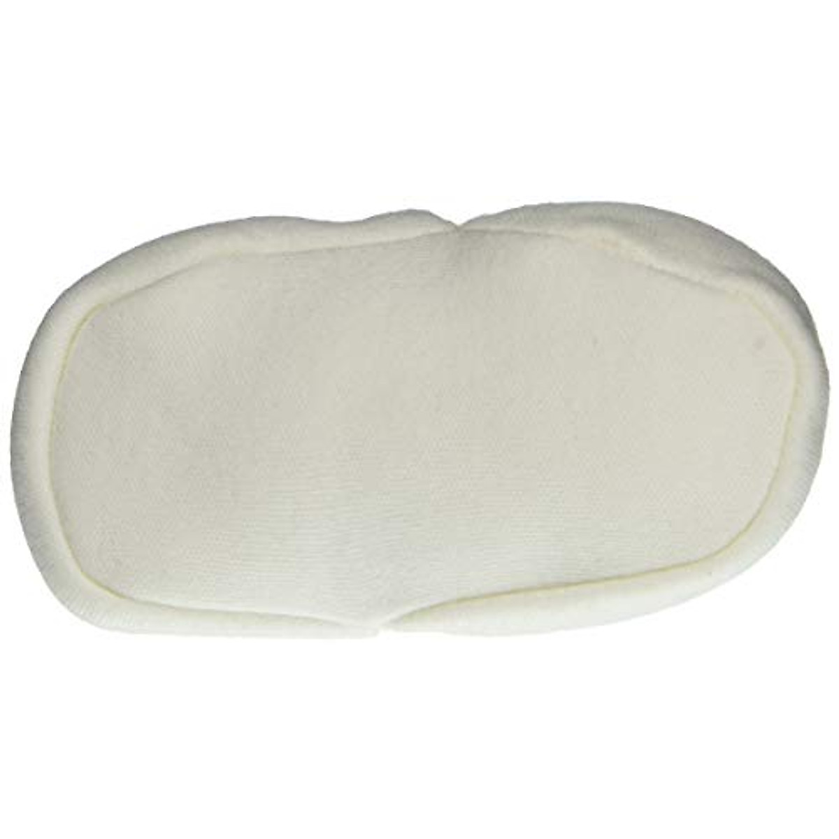 Burt's Bees Baby Baby Booties, Organic Cotton Adjustable Infant Shoes Slipper Sock, Eggshell White, 6-9 Months