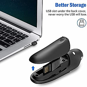 2.4 GHz USB Wireless Presenter Remote Control Laser Pointer Pen Red RF PowerPoint Presentation Clicker PPT Controller for Meeting Teaching Speech (Plug and Play)