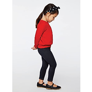 RABBIT SKINS Toddler Fleece Long Sleeve Pullover Sweatshirt, Heather, 2T