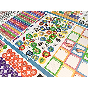 Rude and Humorous Planner Stickers for Adults - 660pc Unique Assorted Journal Decorations - Stay Organized and Get Your Life Under Control - Matte Finish, Unplanner Stickers by Vladi Creative