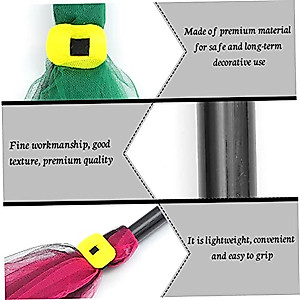 Abaodam 3pcs Witch Broom Halloween Wizard Broom Kids Halloween Costume Witch Supplies Cosplay Witch Costume Kids Clothes Mini Broom Decor Halloween Small Broom Make up Apparel Plastic