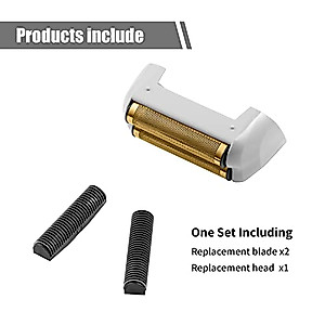 Pro Shaver Replacement Foil and Cutters Compatible with Andis ProFoil Lithium foil Shaver, Golden