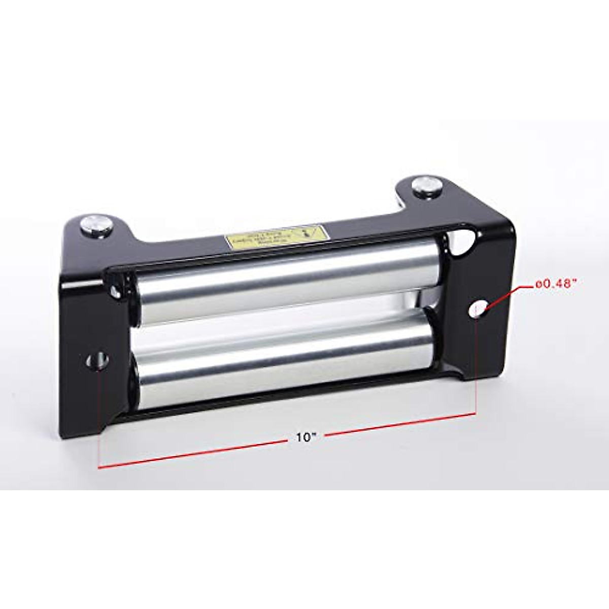 HiGear Heavy Duty ALFA Wheels 10" Winch Roller Fairlead - 8000-17,500 LB for Recovery Off Road Truck