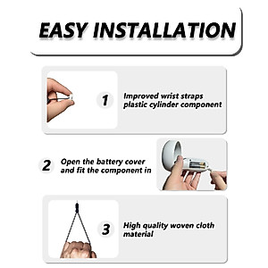 Improved Replacement Reflective Wrist Straps for Oculus Quest 2 Gen Controller, Sturdy Comfy Adjustable Hand Strap for Oculus, Easy Attach Black Resin Stopper for Oculus Controllers