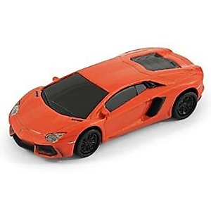 Pixiheart 16GB Sports Car Shape USB Flash Drive-- Orange
