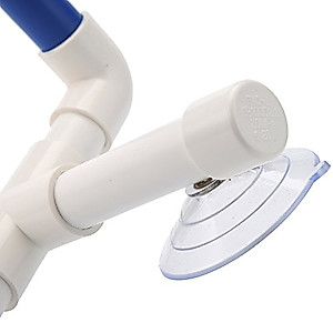 Hypeety Pet Parrot Bath Perches Standing Platform Rack Suction Cup Window Shower Bird Bath Toys