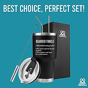 Panvola Engineer Definition Engineer Gifts For Engineering Student Boyfriend Girlfriend Dad Mom Uncle Brother Vacuum Insulated Tumbler Stainless Steel With Straw And Removable Lid (30 oz)