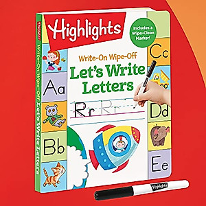 Write-On Wipe-Off Let's Write Letters (Highlights™ Write-On Wipe-Off Fun to Learn Activity Books)