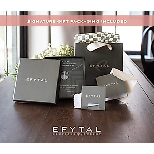 EFYTAL Confirmation Gifts For Teen, Sterling Silver Cross Necklace for Women, First Communion Gifts, Baptism Gifts for teen|women, Small Cross Necklace for Women, Religious Gifts for Women