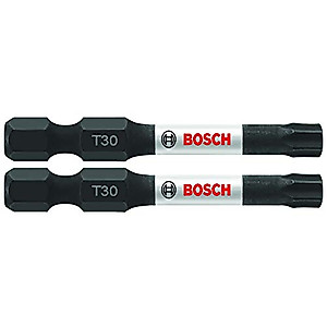 BOSCH ITT30202 2-Pack 2 In. Torx #30 Impact Tough Screwdriving Power Bits
