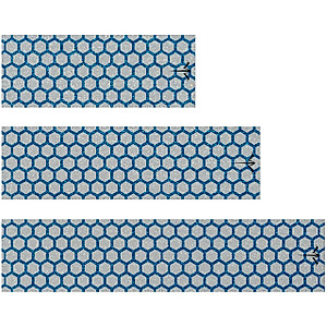 White Water Archery Blue Reflective Open Honeycomb Arrow Wraps 15 Pc Pack 10 Colors Choose Length Width (5, 1.12)