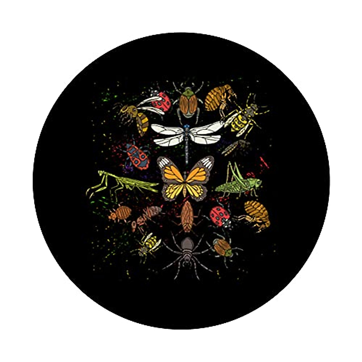 Entomologist Beetle Bugs Collector Biology Insect Bug PopSockets Swappable PopGrip