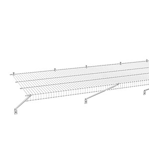 ClosetMaid 21180 20-Inch Support Brackets for Wire Shelving, 100-Pack, White
