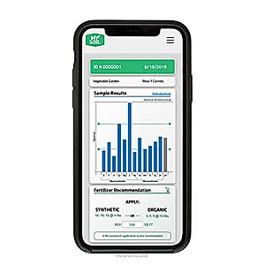 MySoil - Soil Test Kit | Grow The Best Lawn & Garden | Complete & Accurate Nutrient and pH Analysis with Recommendations Tailored to Your Soil and Plant Needs