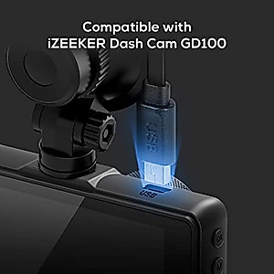 iZEEKER 11.5ft Mini USB Hardwire Kit for Dash Cam, Widely Compatible with 11.5V-40V Car Dashcam Charger Pord Like iZEEKER G100 Dash Camera and Other Mini USB Charging Port Car Camera