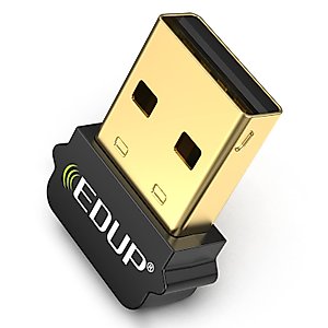 Mini USB Bluetooth 5.0 Adapter for PC,USB2.0 Bluetooth EDR Dongle for Desktop PC Laptop Compatible with Windows 10/8.1/8 /7 (Need Installed Driver)